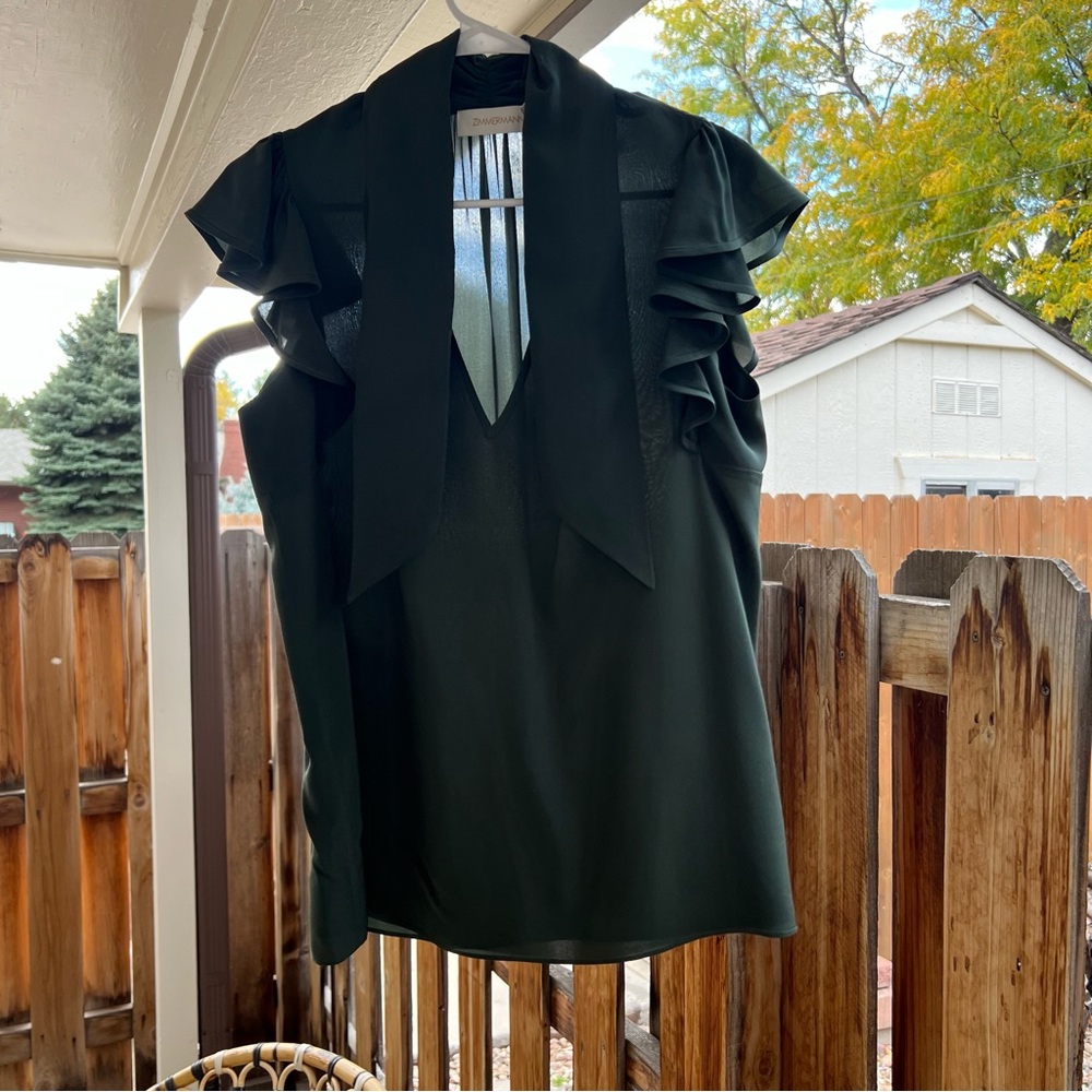 Zimmerman Flutter Smock Top - Gem